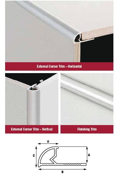 DTA PVC Trade Trim 10mm*2.5m White | TCS E Trade